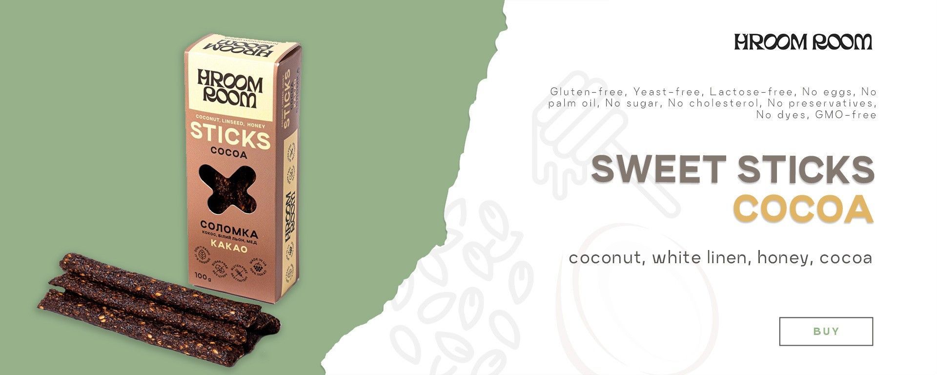 Snack manufacturer's online store - buy healthy snacks in Hroom Room